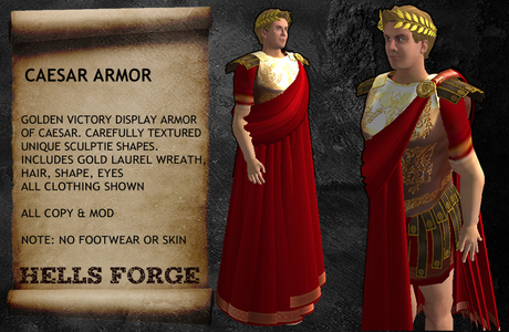 Second Life Marketplace - HF Caesar Armor